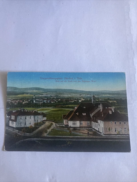 ANSICHTSKARTE TRUPPENÜBUNGSPLATZ OHRDRUF 1. Weltkrieg 2. Weltkrieg EUR 3,00 - PicClick DE